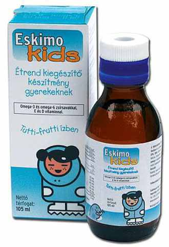 8191 Ft - Eskimo-3 Kids halolaj gyermekeknek tutti-frutti ízben 105ml ...