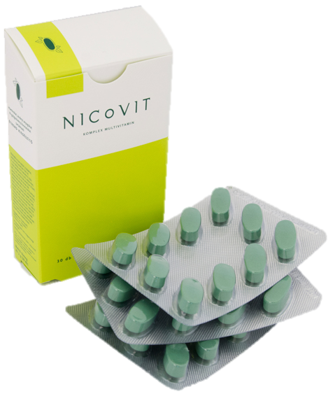 2430 Ft - Vitaking Nicovit multivitamin tabletta 30db - Herbaline ...